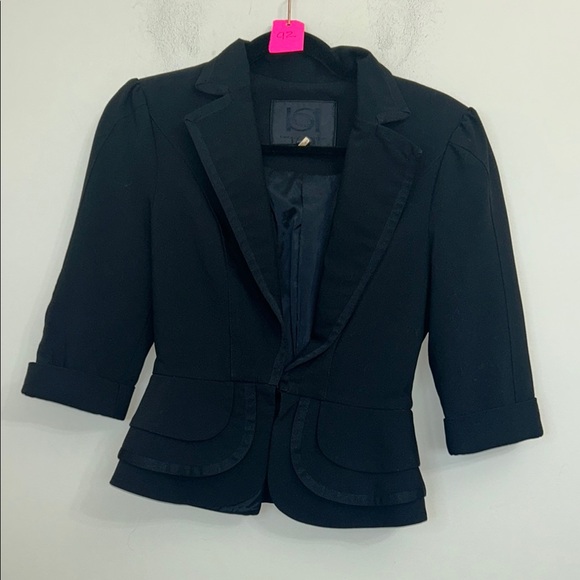 bebe | Jackets & Coats | 93 Bebe Black 34 Sleeve Blazer Blazers Suit ...